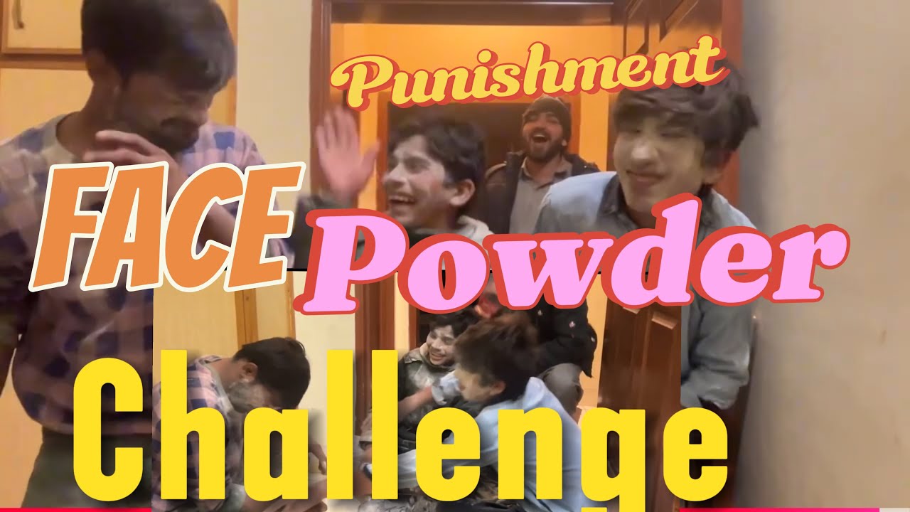 Face Powder Punishment 😂Challenge 🙌funny video😝3 idiots - YouTube