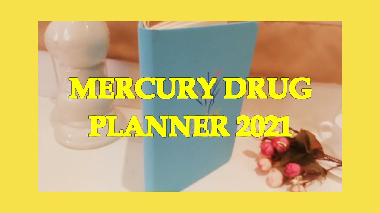 2021 MERCURY DRUG PLANNER REVIEW - YouTube
