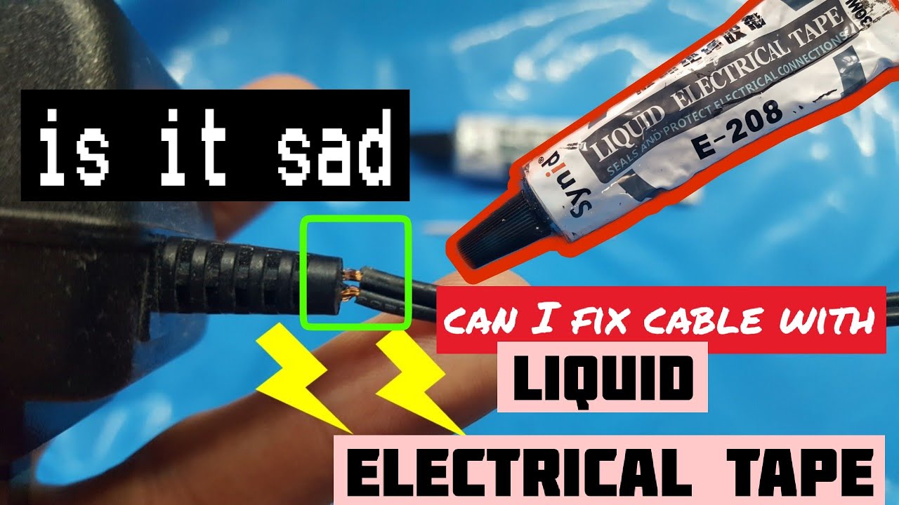 LIQUID ELECTRICAL TAPE - guitar pedal cable repair adventure - YouTube