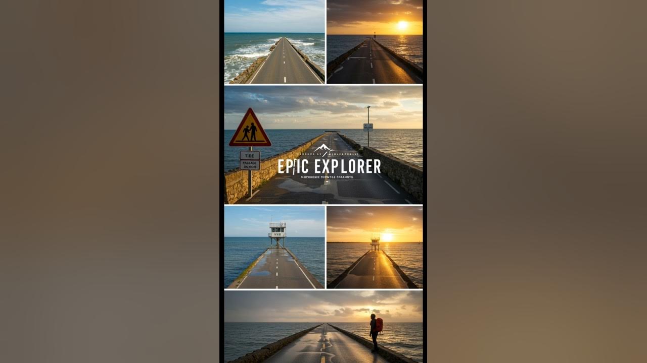 Passage du Gois: The Road That Disappears Underwater Twice a Day 🌊 ...