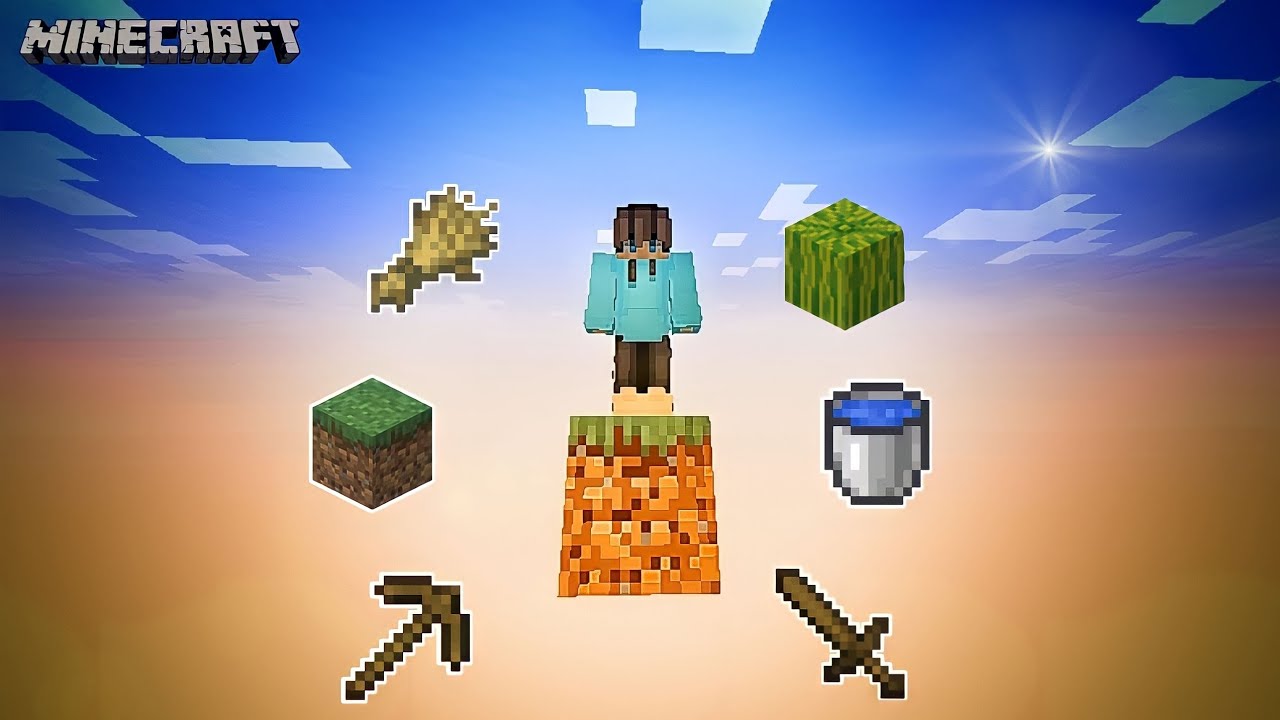 ONE BLOCK is super cool || (Marathi) one block series || Minecraft ...