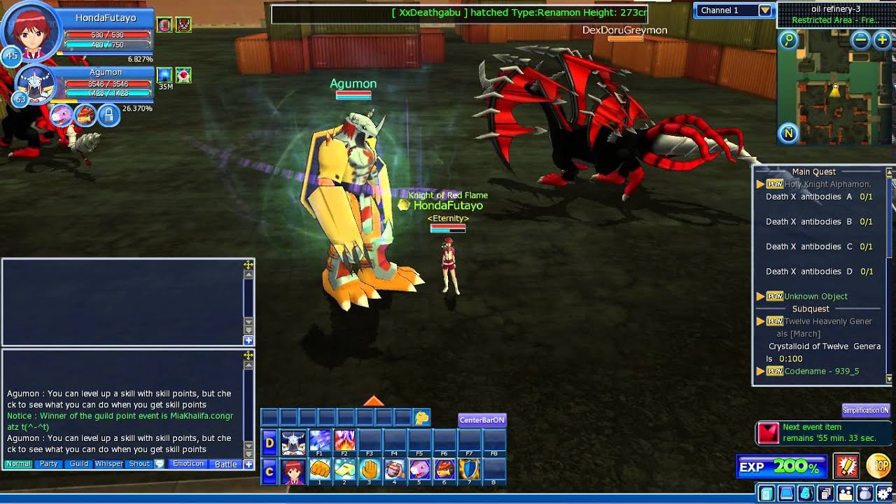Digimon Masters Online Game King - YouTube