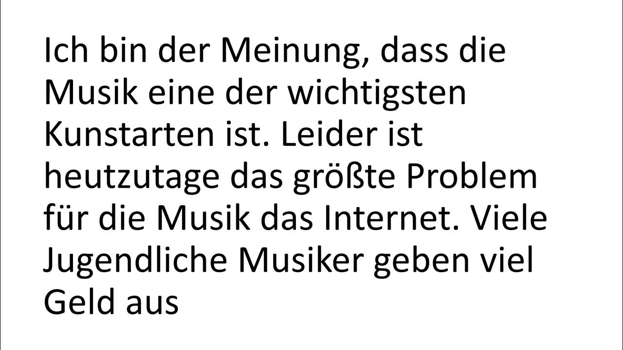 sprechen schreiben Musik im Zeitalter des Internets - YouTube