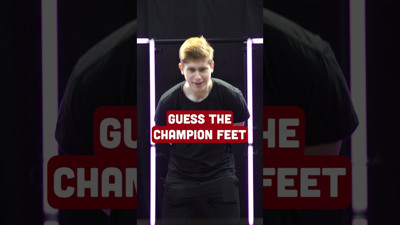 GUESSING LEAGUE CHAMPS WITH FEET PART 2 - YouTube