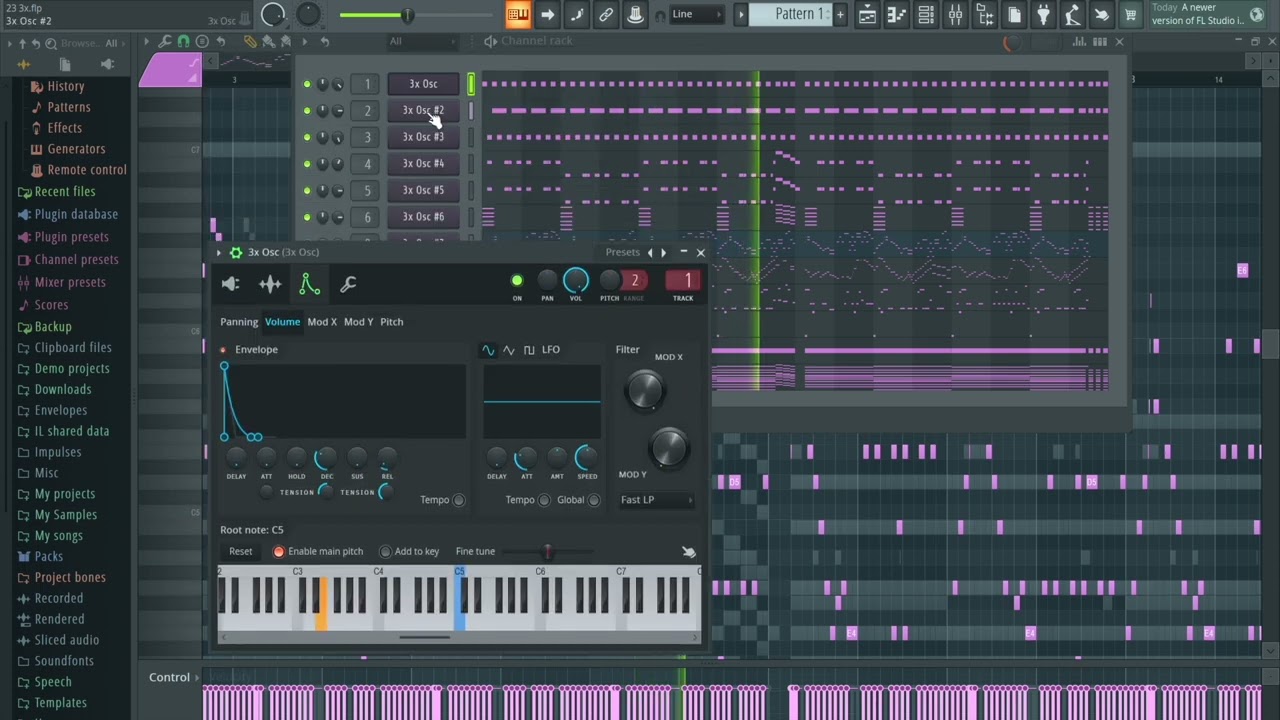 【Hi-Tech Full On】ONLY WITH 3xOSC（Free FLP) - YouTube