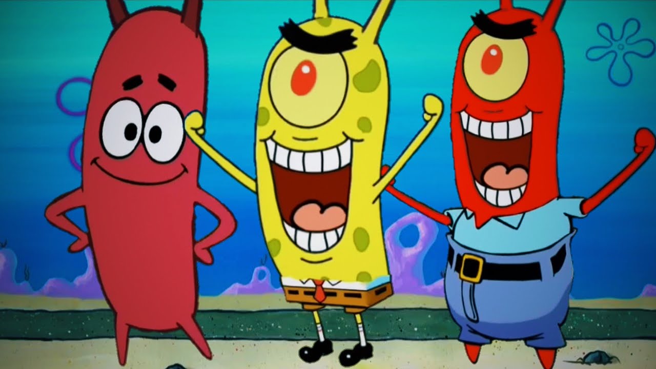 Fake Plankton characters SpongeBob meme song 777 - YouTube
