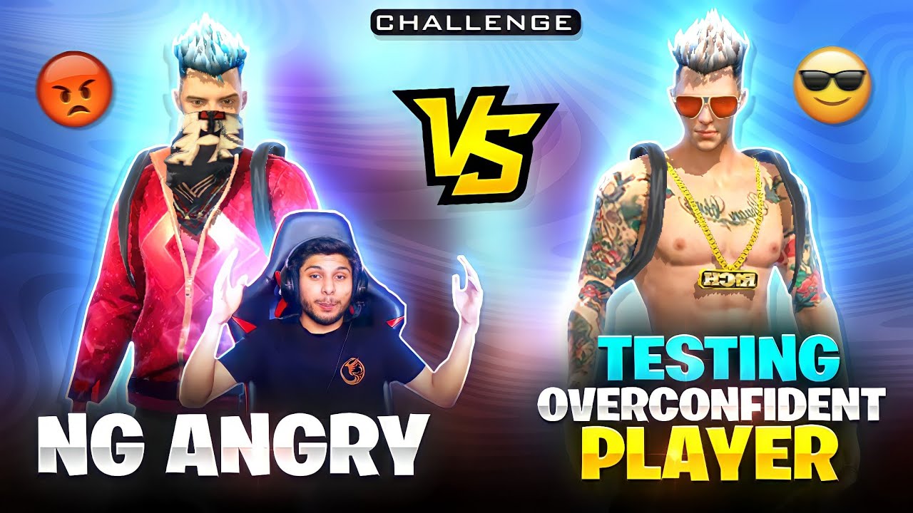 NG Angry vs Testing Overconfident Kid Player 🔥 || If He Win He Join ...