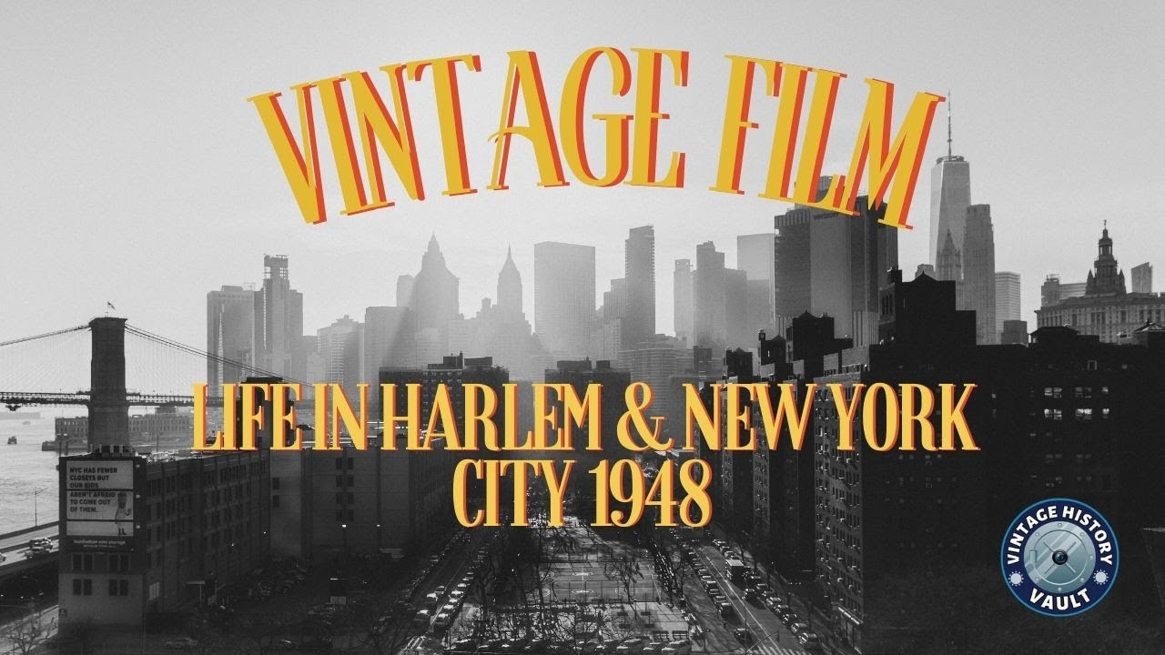 Vintage Film Life in Harlem & New York City, 1948 . - YouTube