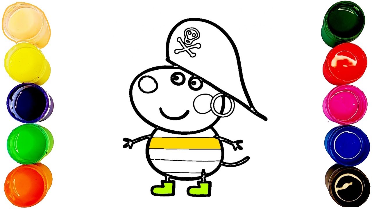 Brave Pirate Pedro Ahoy! 🏴‍☠️🐴 | Fun Coloring for Kids and Toddlers ...