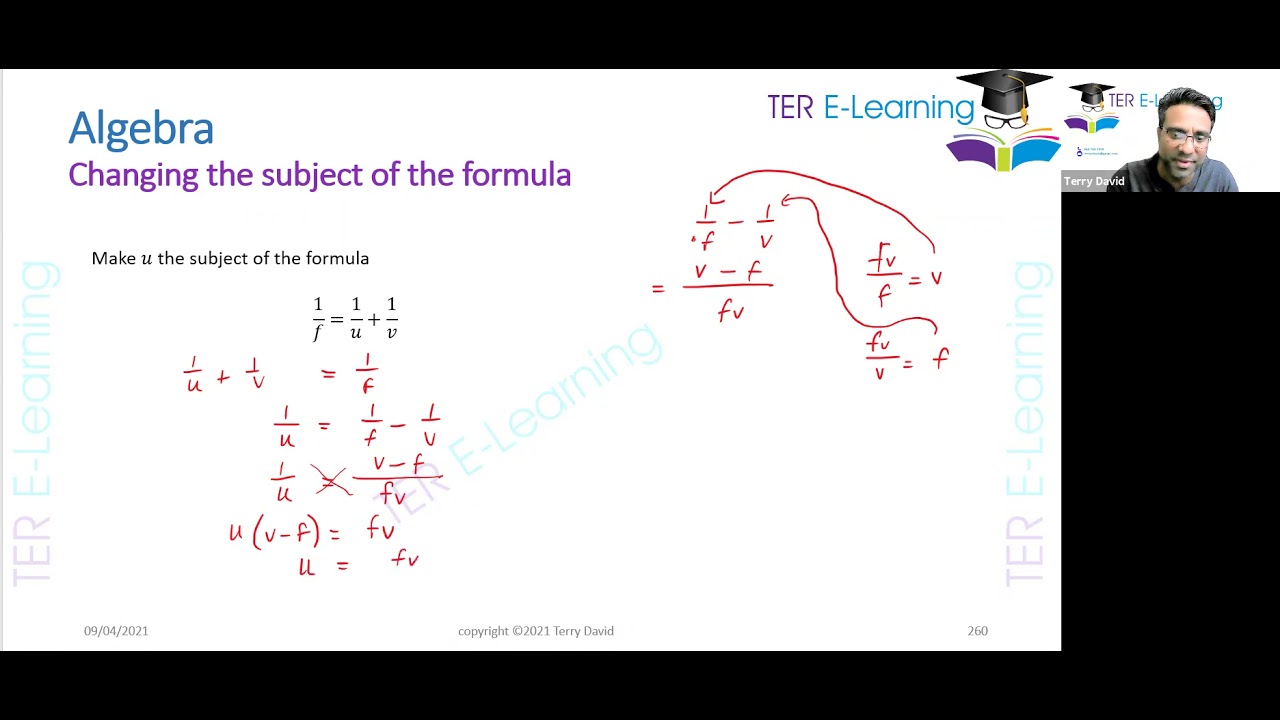 CSEC Maths - Changing the subject of the formula - YouTube