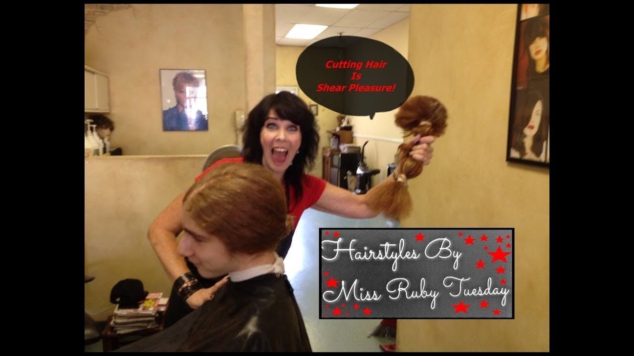 Miss Ruby Tuesday- Cutting Hair Is Shear Pleasure! - YouTube