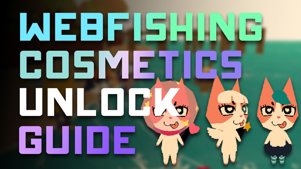 Webfishing COMPLETE Cosmetics Guide: Unlock & Equip Stylish Gear - YouTube