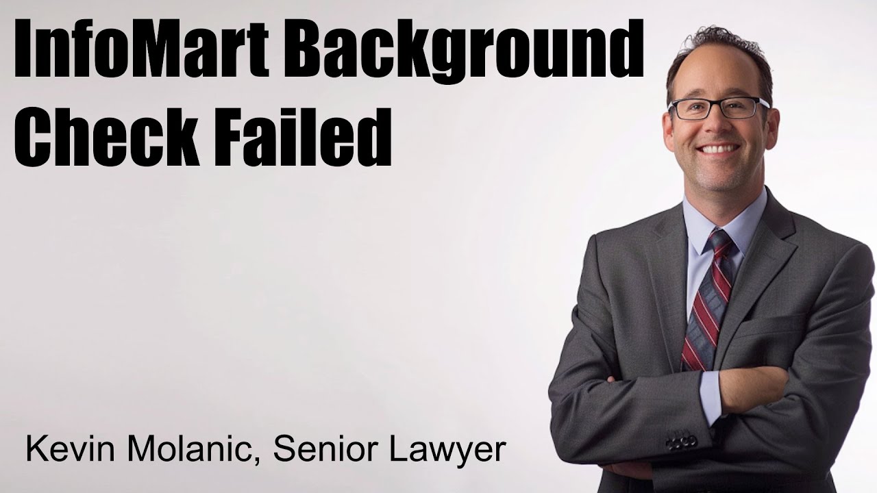 InfoMart Background Check Failed - YouTube