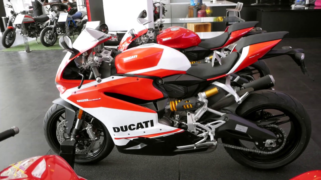 Ducati Panigale 959 Cores - White mix Ducati Red - Walkaround - YouTube