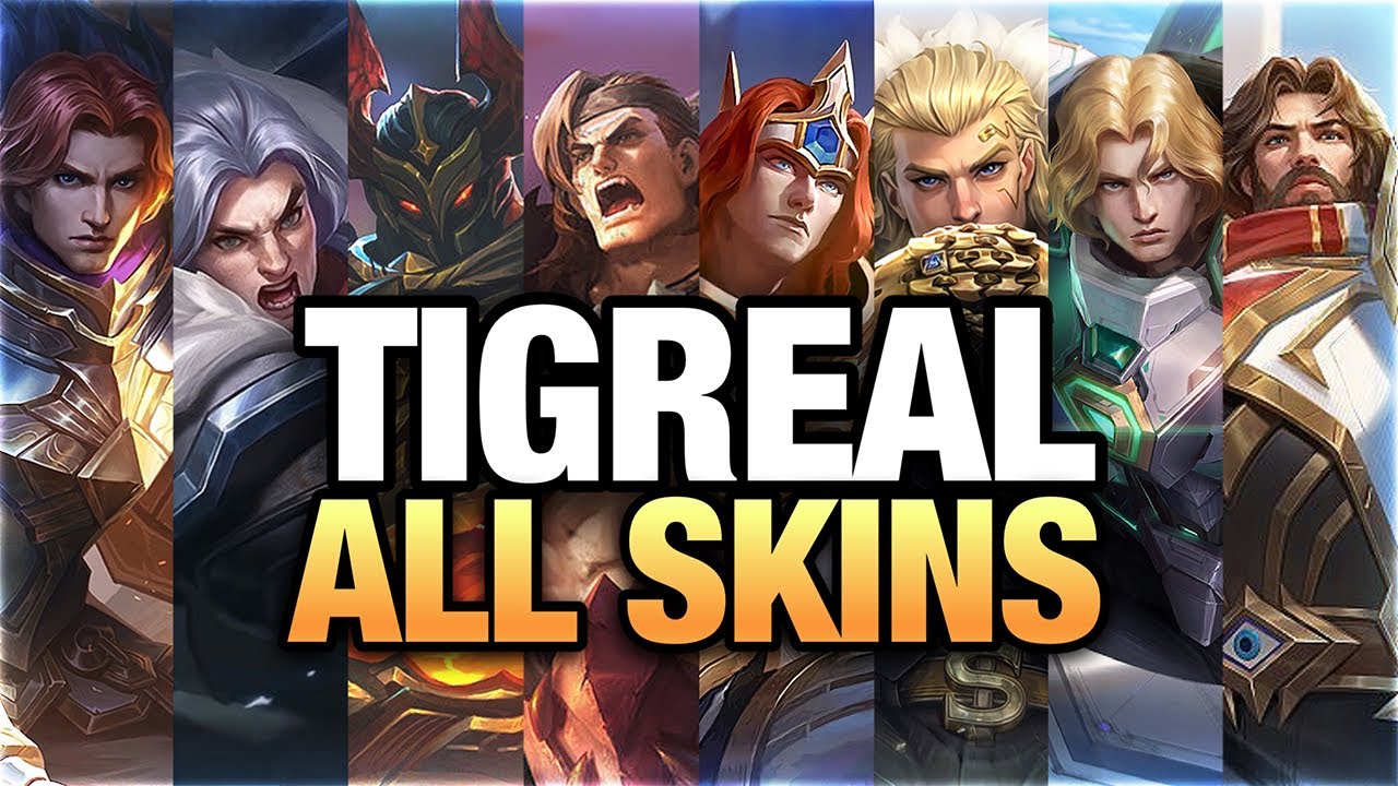 TIGREAL ALL SKINS | Mobile Legends - YouTube