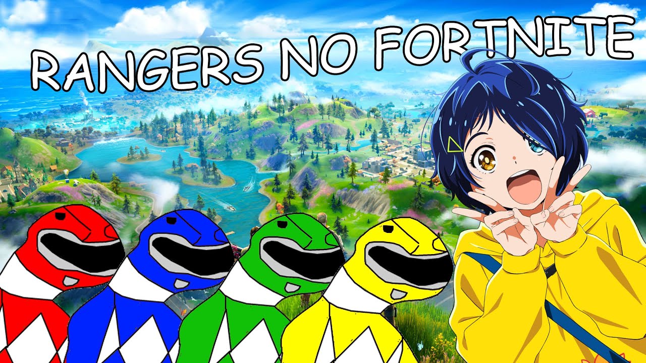 OS POWER RANGERS CHEGARAM AO FORTNITE - YouTube