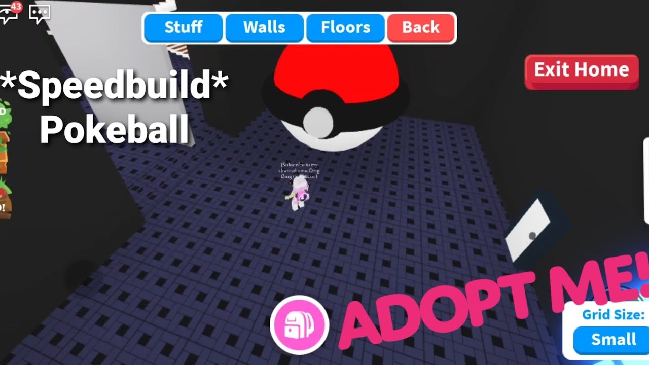 *Speedbuild* How to make a Pokeball in Adopt Me! | Roblox #adoptme # ...