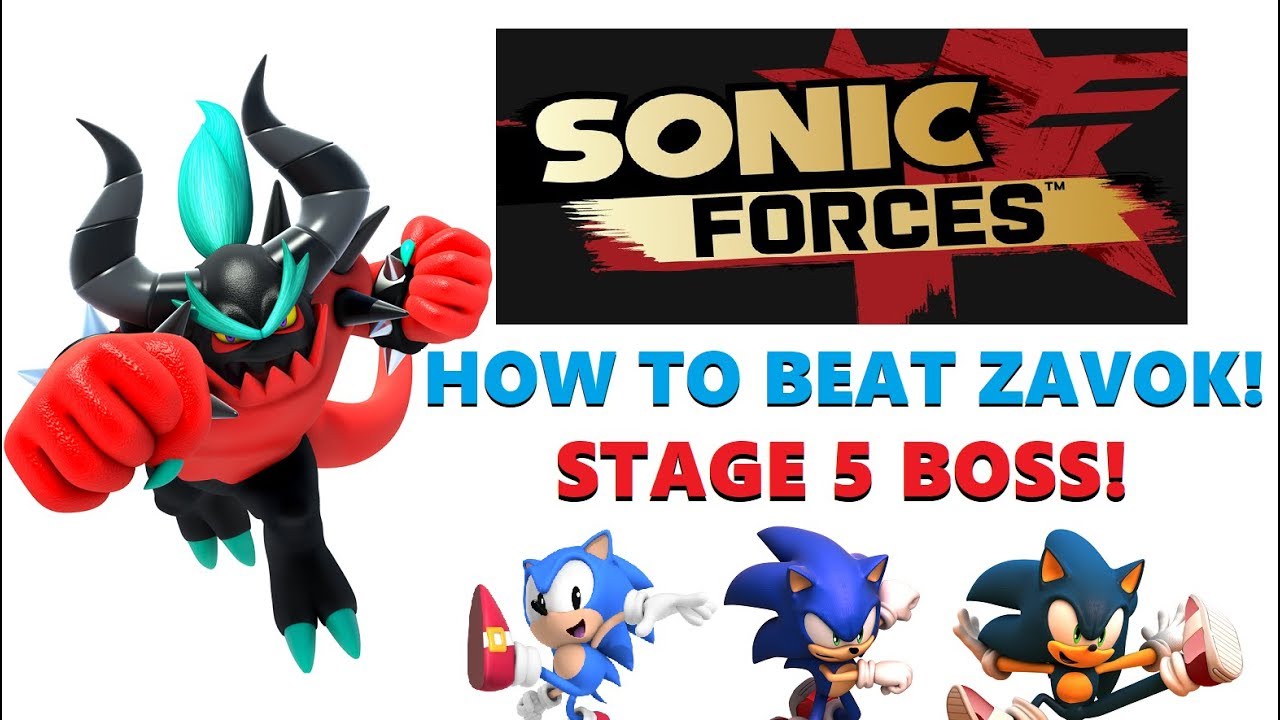 SONIC FORCES! (How To Defeat Zavok!) Death Egg Boss Stage 5 - YouTube