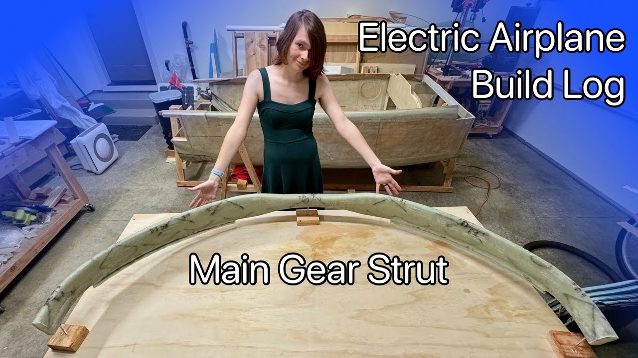 Preparing the Main Gear Strut - Electric Airplane Build Log - YouTube