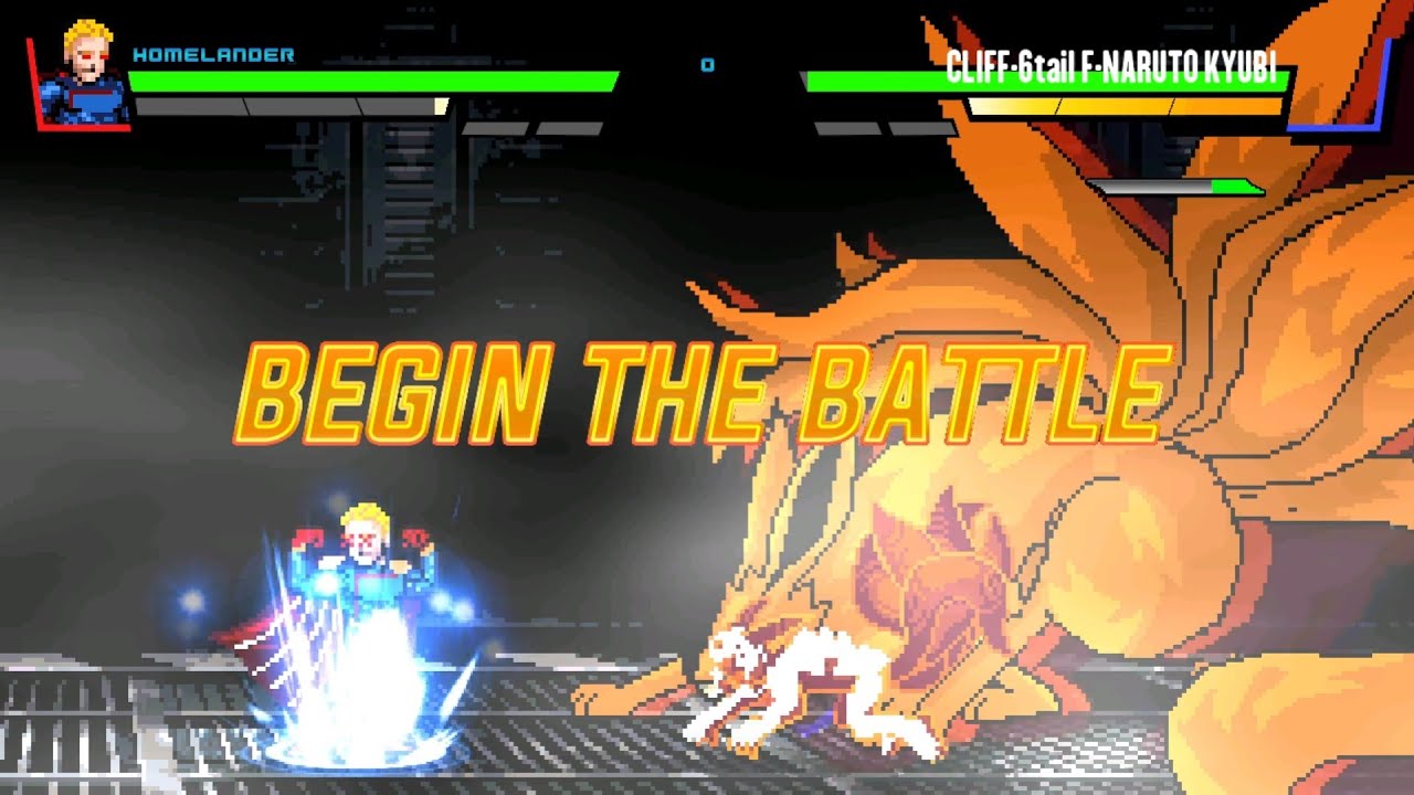 Homelander vs 6 Tail Naruto Kyubi & 9 tail fox | Anime All Stars (Mugen ...