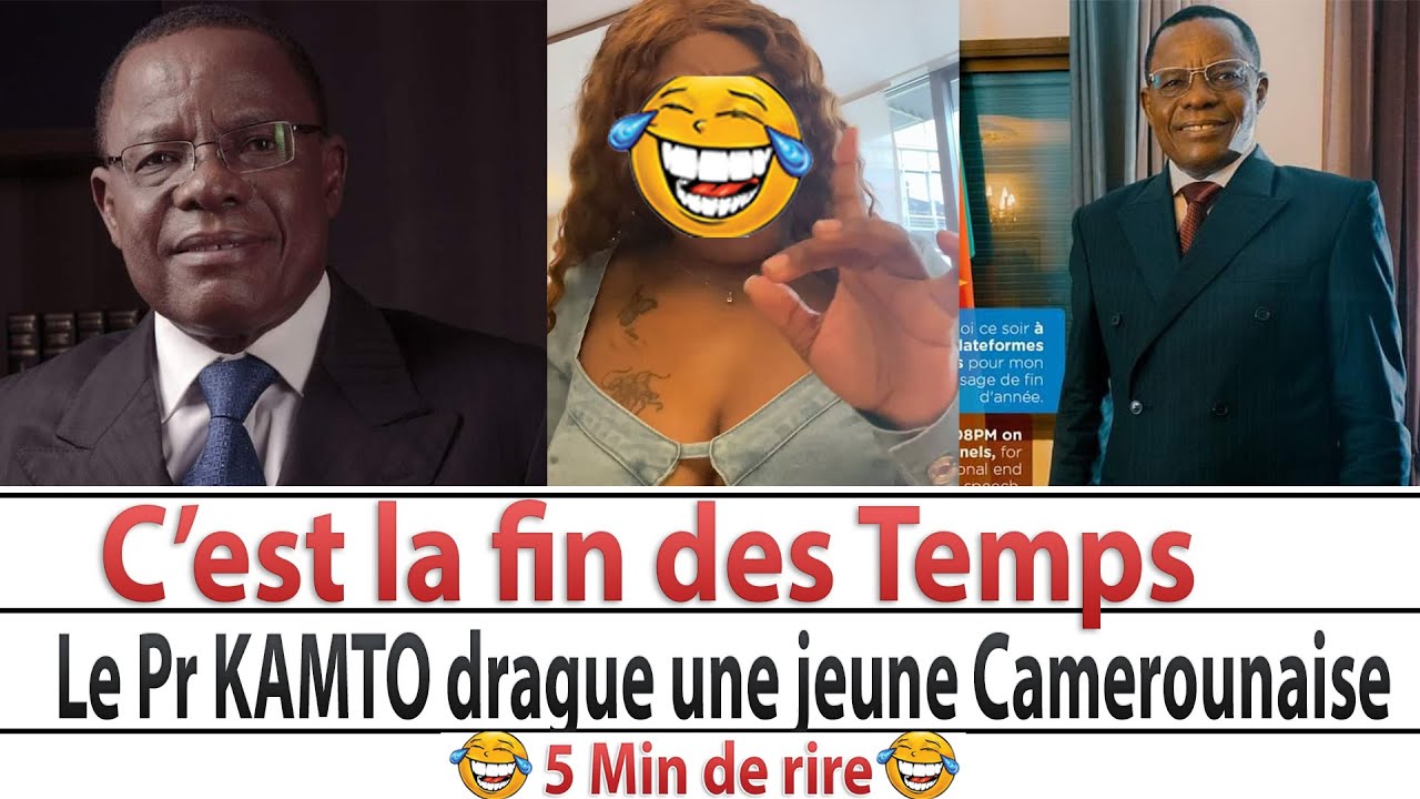 ⛔🤣05 Minutes de Rire🤣🇨🇲Le Pr MAURICE KAMTO dra.gue une Jeune fille ...