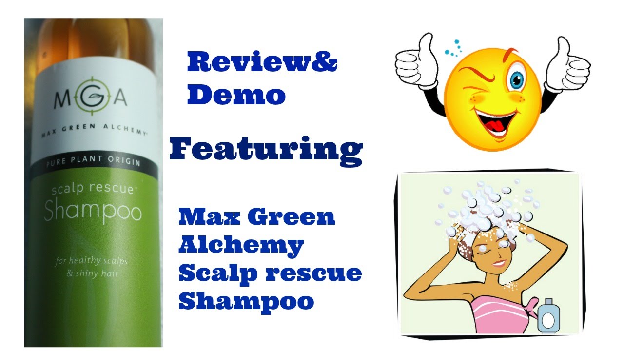 Natural Hair| Review and Demo on Max Alchemy Shampoo Scalp Rescue - YouTube