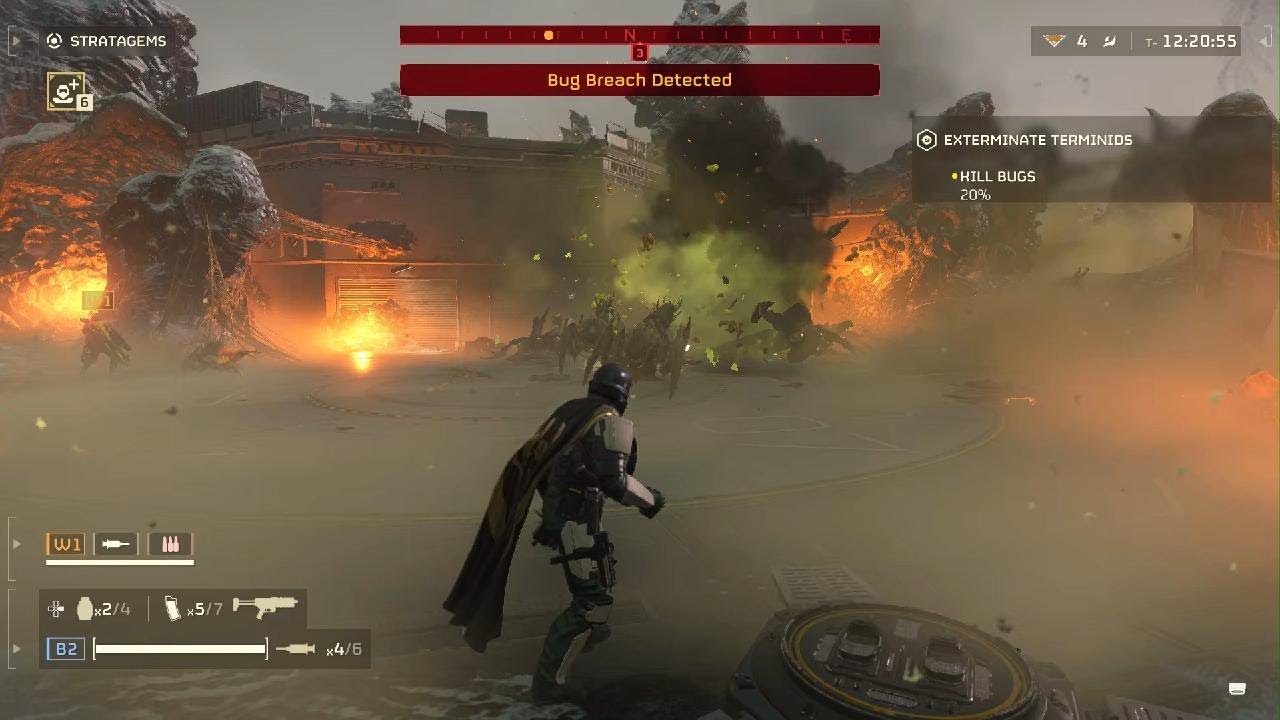 HELLDIVERS 2 bugged out - YouTube