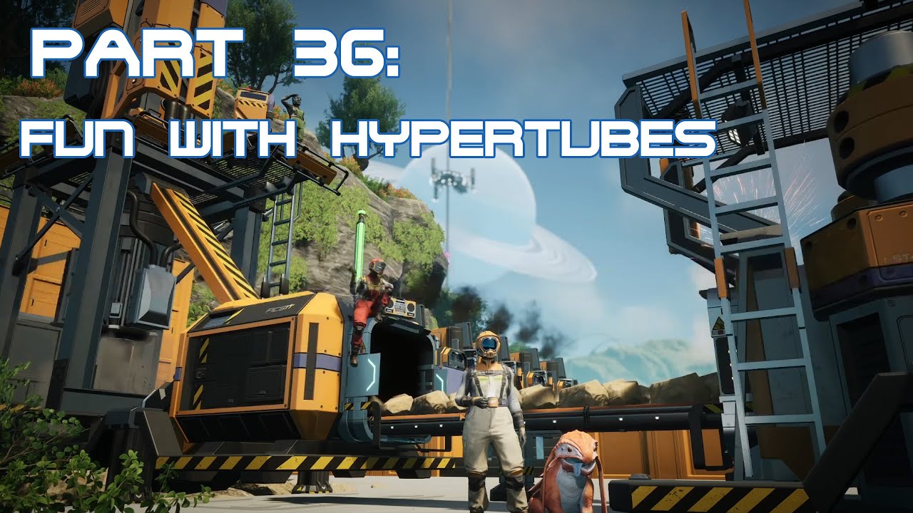 Part 36: Fun With Hypertubes - Factory Building With Friends - YouTube