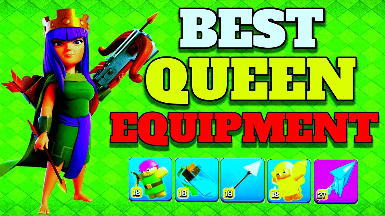 BEST HERO EQUIPMENT.PART-2:ARCHER QUEEN.#clashofclans #coc # ...