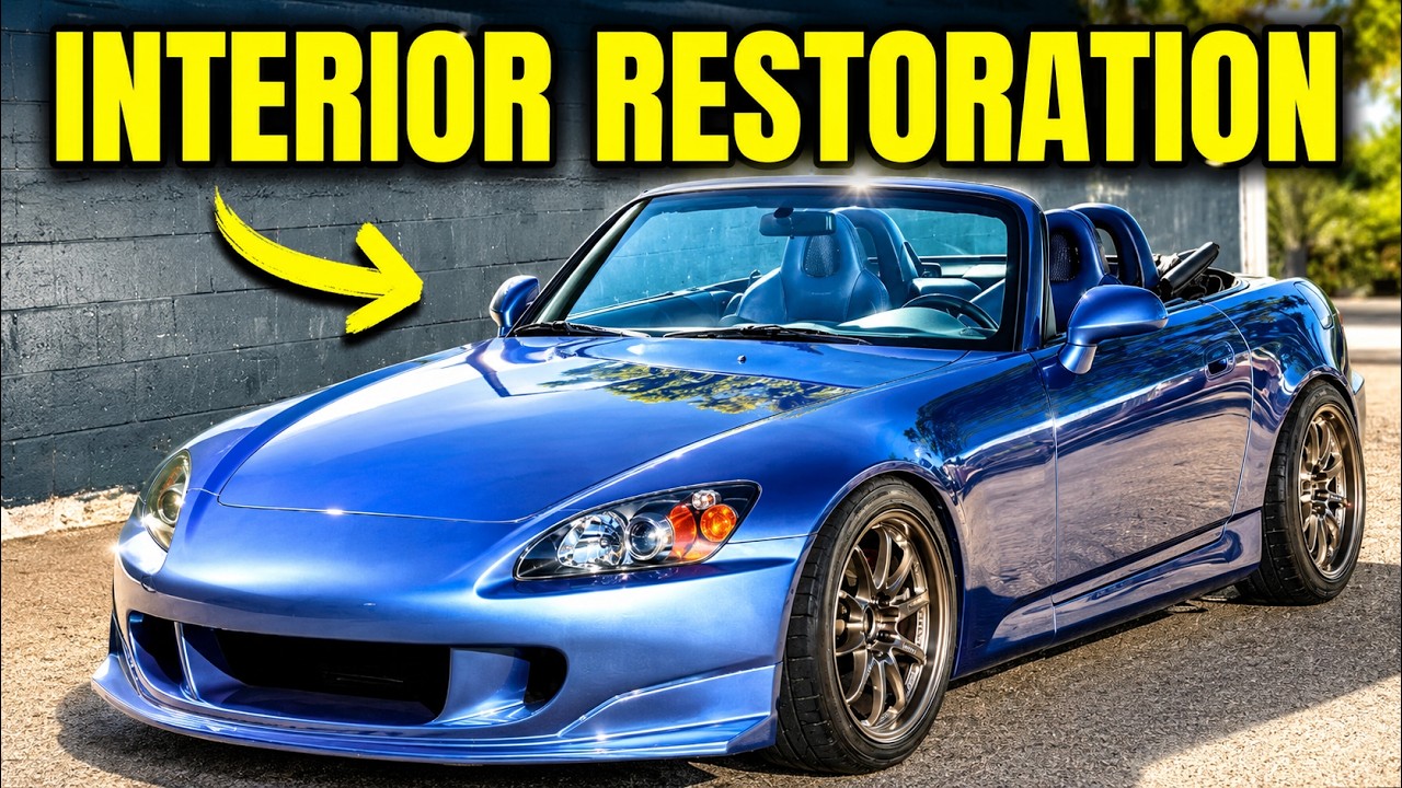 S2000 Interior Restoration PLUS Sound Deadening & Audio Upgrades! - YouTube