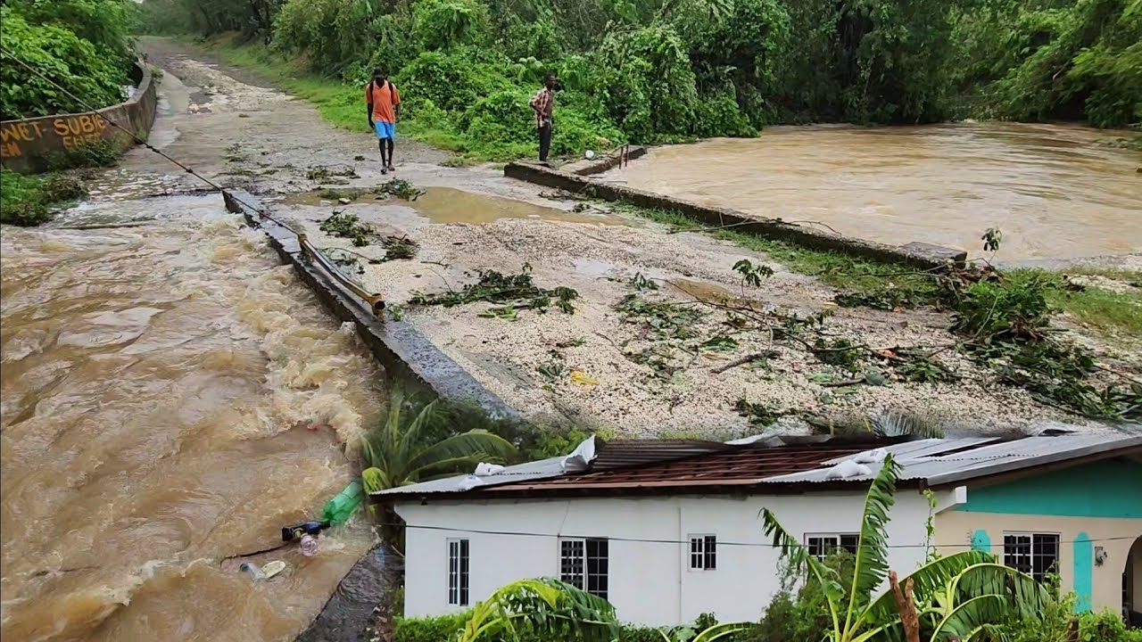 before and the aftermath of hurricane beryl in Jamaica - YouTube