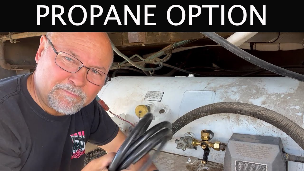 PROPANE VALVE INSTALL - RV LIFE: A nice option on a Motorhome. - YouTube