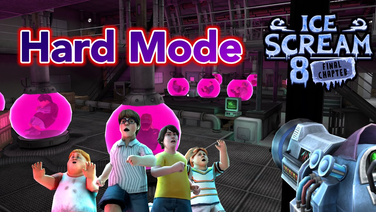 Ice Scream 8 Update HARD Mode Extraction Room Full Gameplay - YouTube