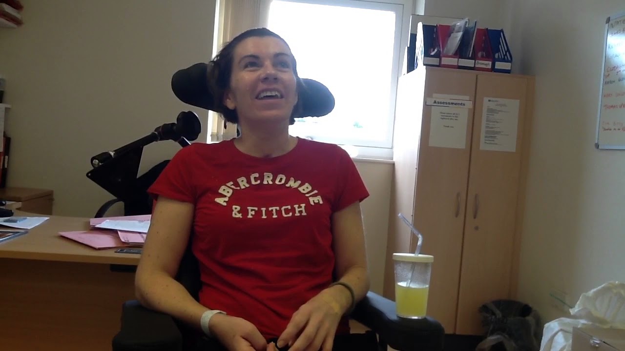 Clodagh Dunlop. Locked in syndrome, speech and language therapy - YouTube