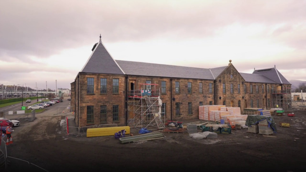Army Barracks renovation in Scotland | HEAVY 3 natural slate - YouTube
