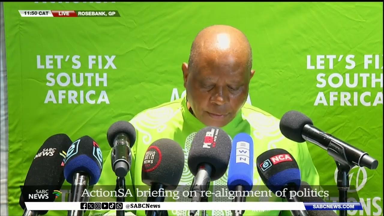 ActionSA briefs the media - YouTube