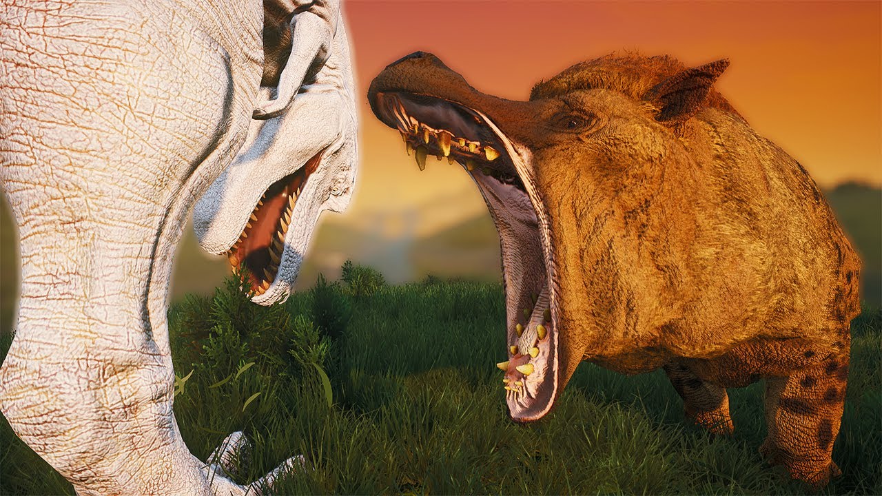 Dupla de Andrewsarchus Arrumando Briga com Todos | Path of Titans ...