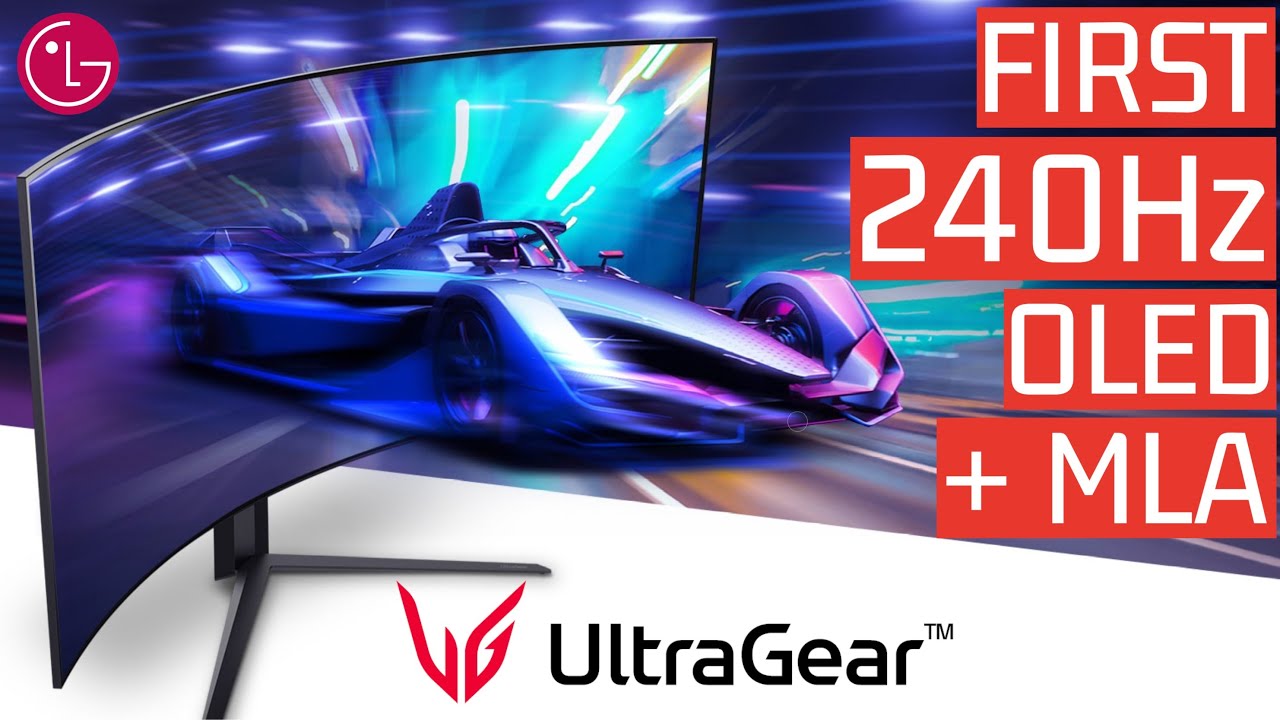 FIRST 240Hz OLED Monitor with MLA Technology from LG - YouTube