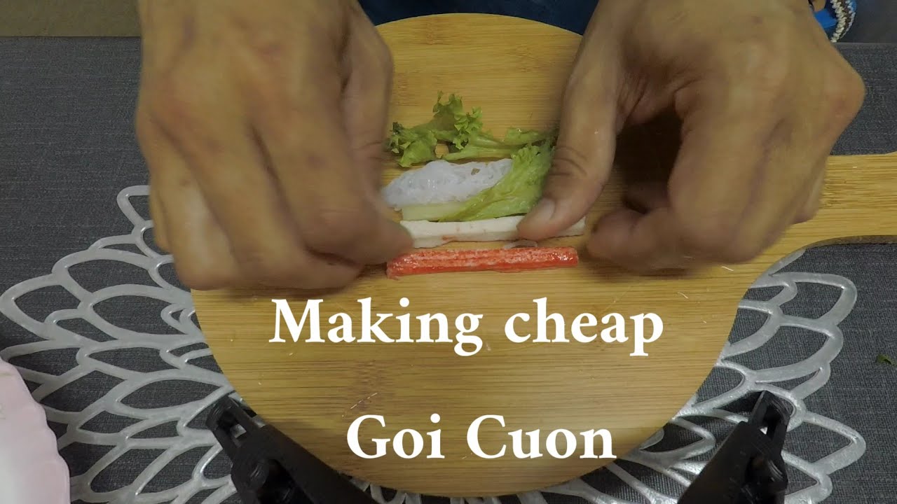 How to make cheap Goi Cuon - YouTube