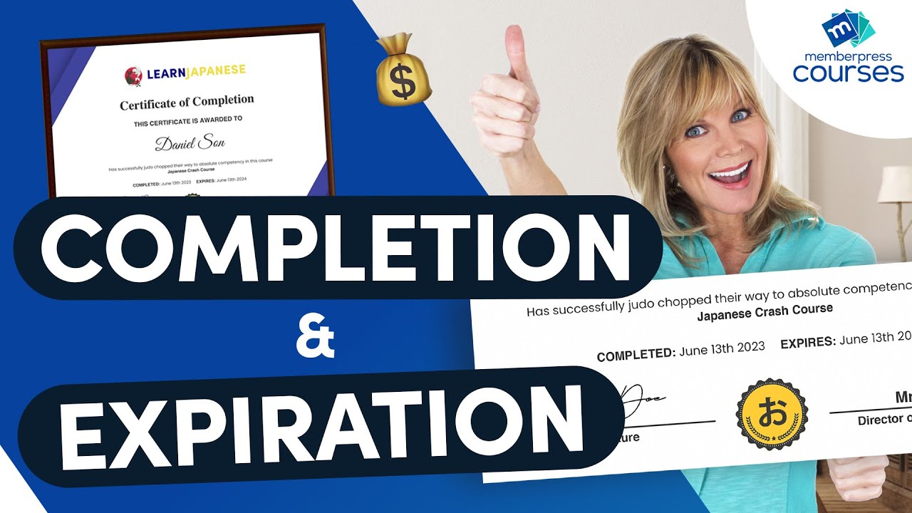 How to Add a Completion and Expiration Date to a MemberPress Course ...