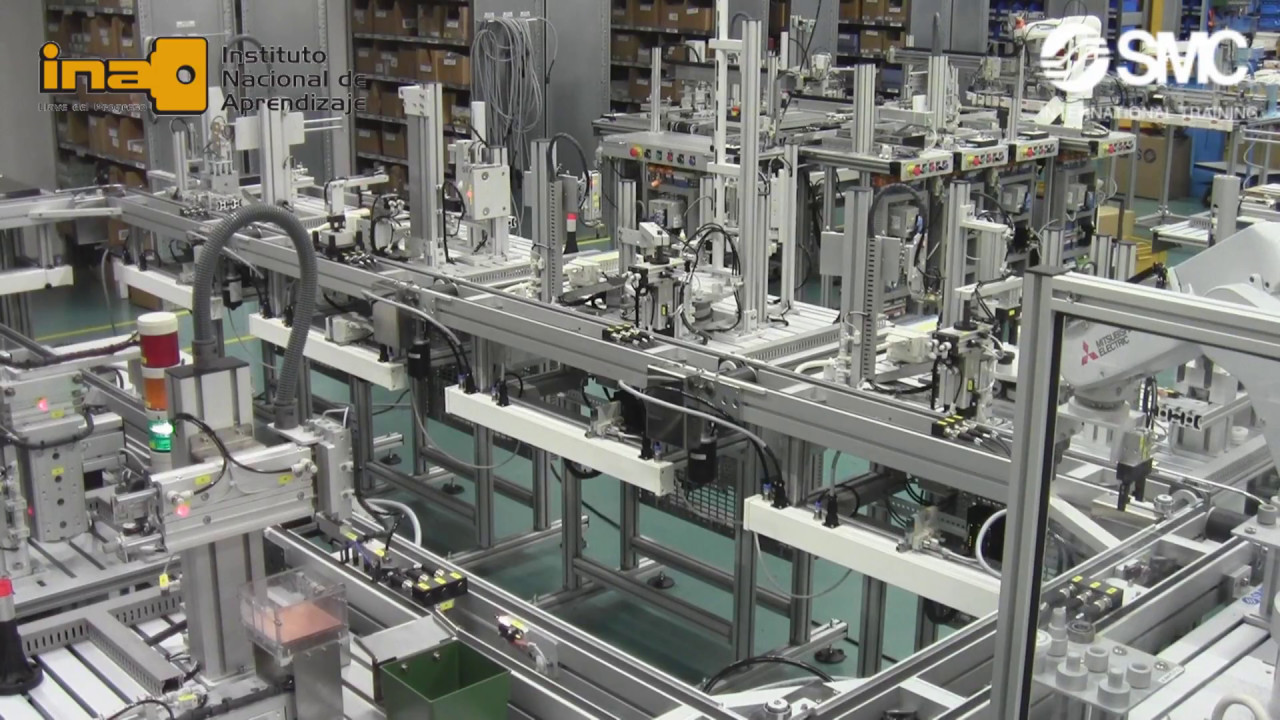 Sistema FMS-200 con CNC y marcado láser/FMS-200 system with CNC and ...