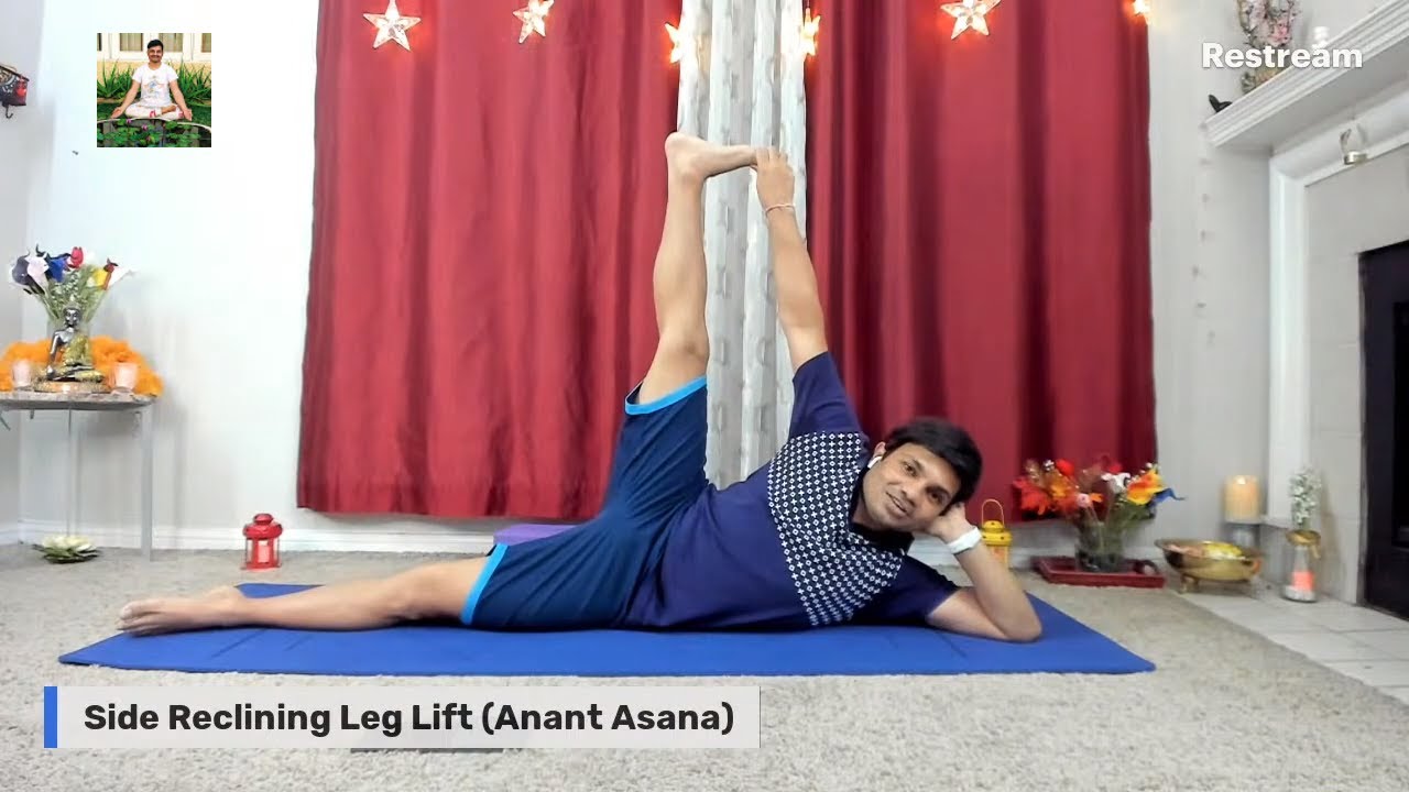 Side Reclining Leg Lift (Anant Asana) - YouTube