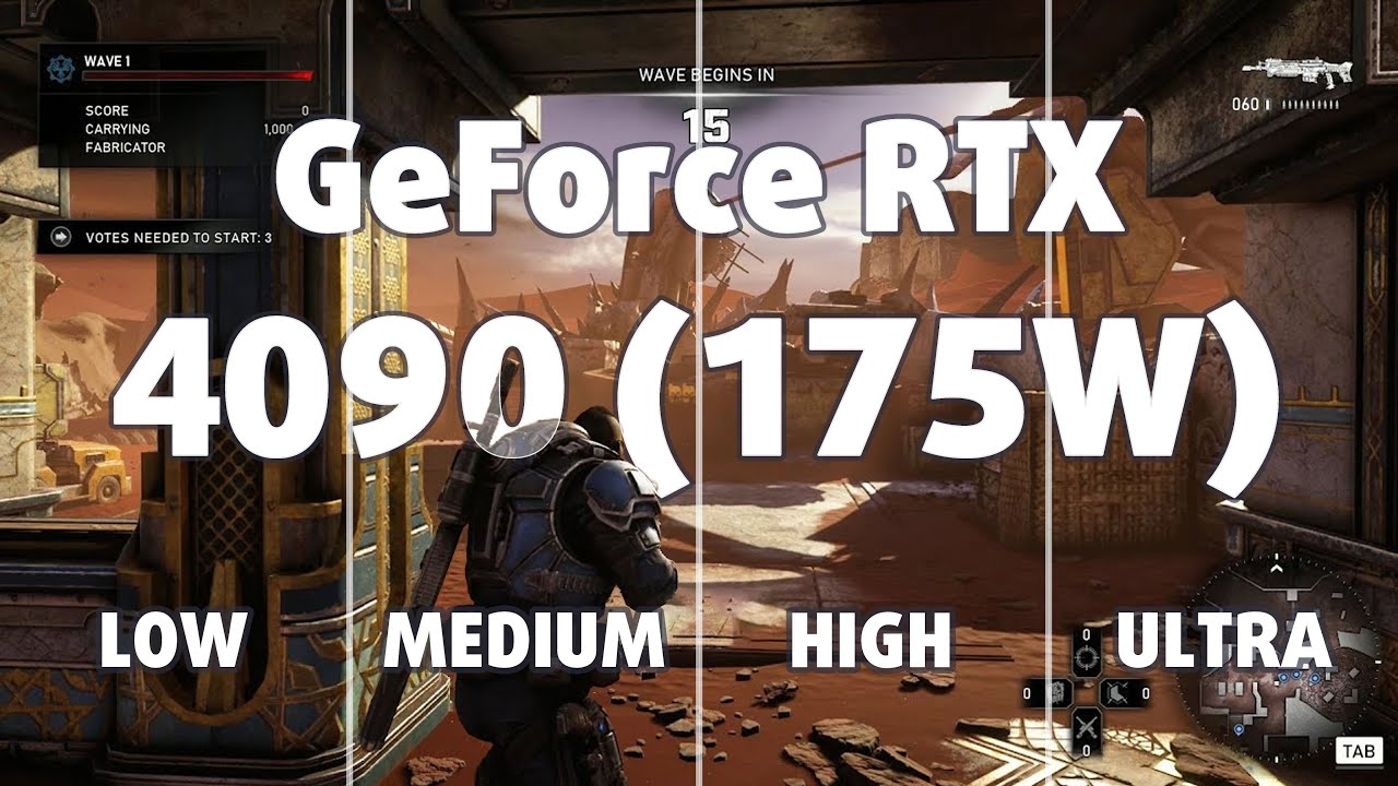 🎮 NVIDIA GeForce RTX 4090 [Laptop, 175W] - Gears 5 gameplay benchmarks ...
