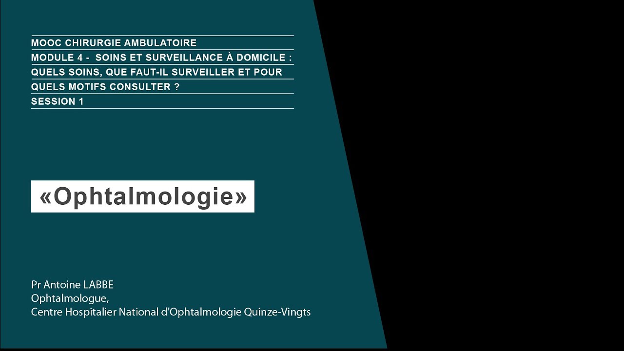 Ophtalmologie – Pr Antoine LABBE - YouTube