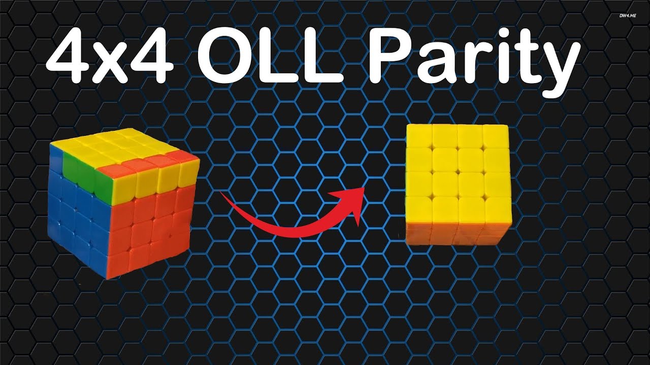 4x4 OLL Parity - 11 different algs - YouTube