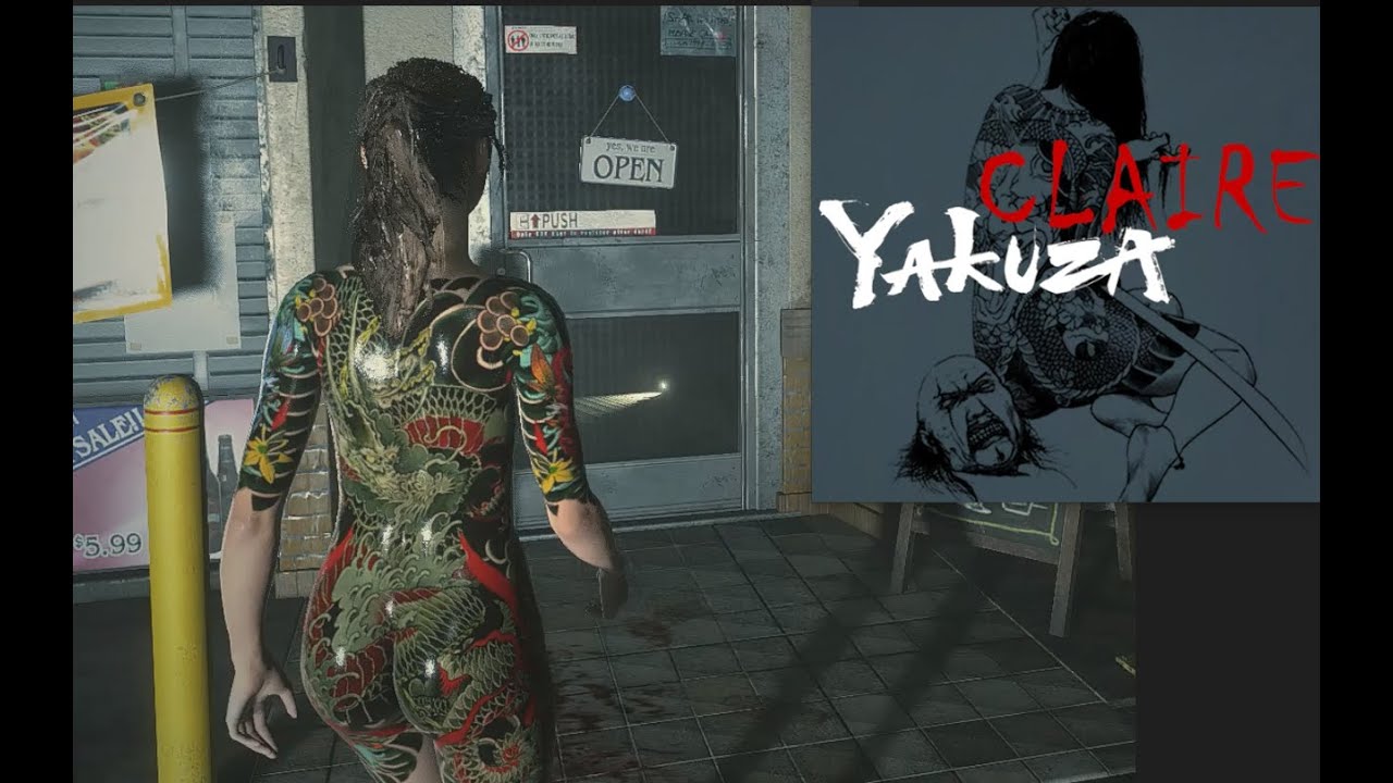 Yakuza Claire Redfield | Resident Evil 2 Remake 18+ - YouTube