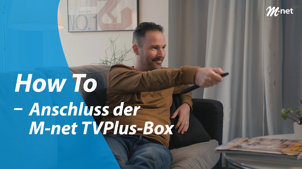 Kurz erklärt: Anschließen der M-net TVplus Box - YouTube