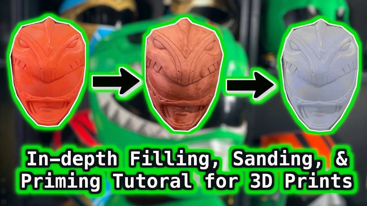 DIY Ranger Helmet : How to Fill, Sand, and Prime your 3D Printed ...