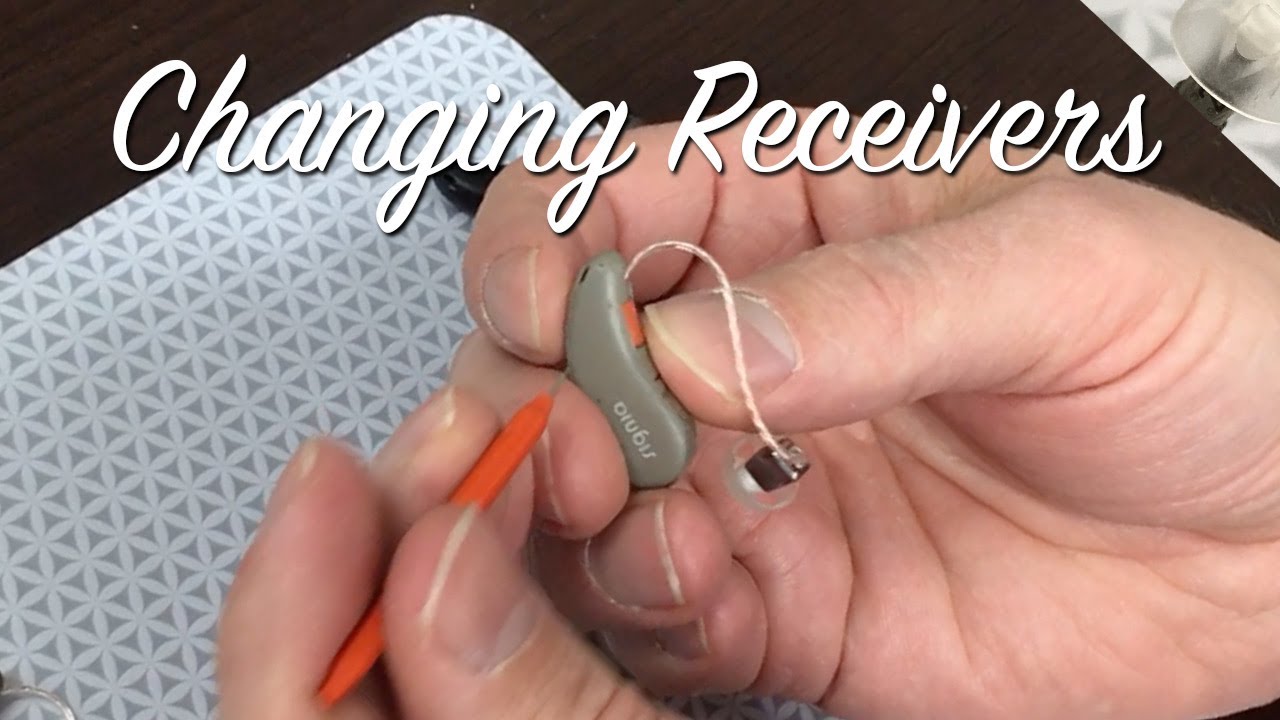 How to Change Receivers on Your Hearing Aids - YouTube