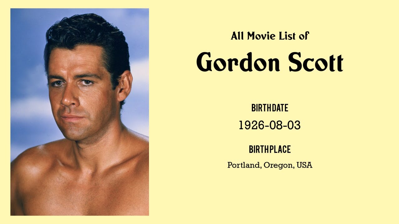 Gordon Scott Movies list Gordon Scott| Filmography of Gordon Scott ...